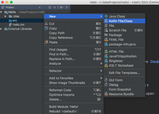 Kotlin tutorial - Código OnClick