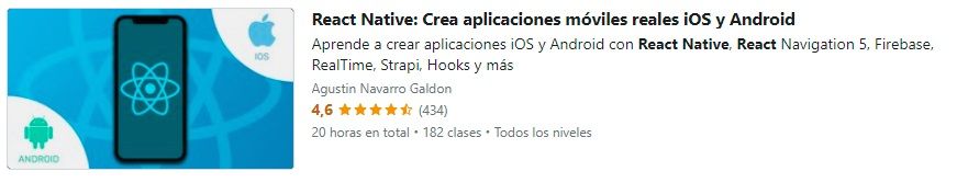 6 cursos más vendidos de React Native para ser todo un EXPERTO - Código ...