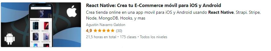 6 cursos más vendidos de React Native para ser todo un EXPERTO - Código ... 6 cursos más vendidos de React Native para ser todo un EXPERTO - Código ...