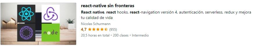 6 cursos más vendidos de React Native para ser todo un EXPERTO - Código ...